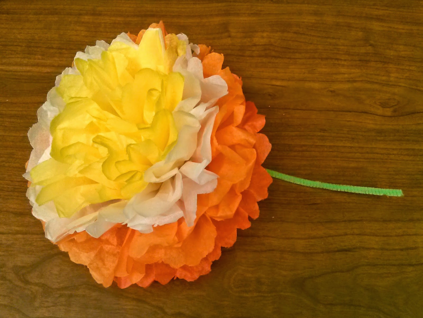 Tissue Paper Marigolds – Bay Area Young Adult Librarians